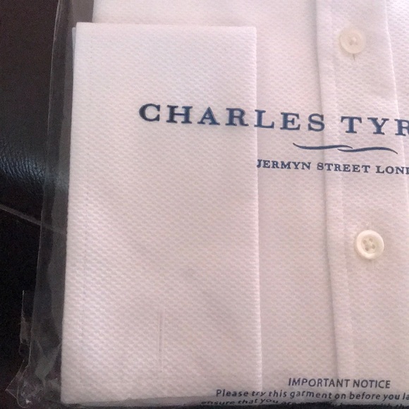 Charles Tyrwhitt | Shirts | Classic Fit Luxury Marcella Bib Front White ...